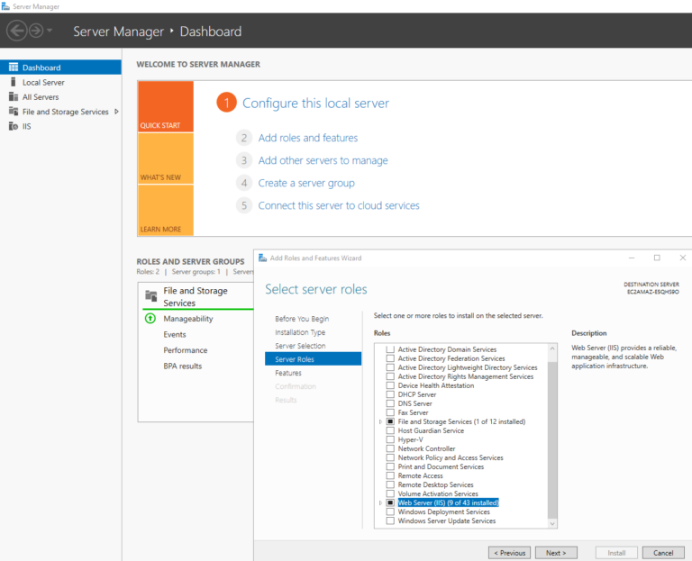 Install Fastcgi php 8 for Windows Server 2019 - Floating Cloud