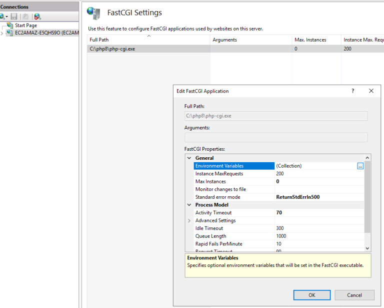 Install Fastcgi php 8 for Windows Server 2019 - Floating Cloud